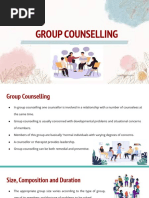 Group Counselling Session Plan | PDF | Psychotherapy | Cognitive Science