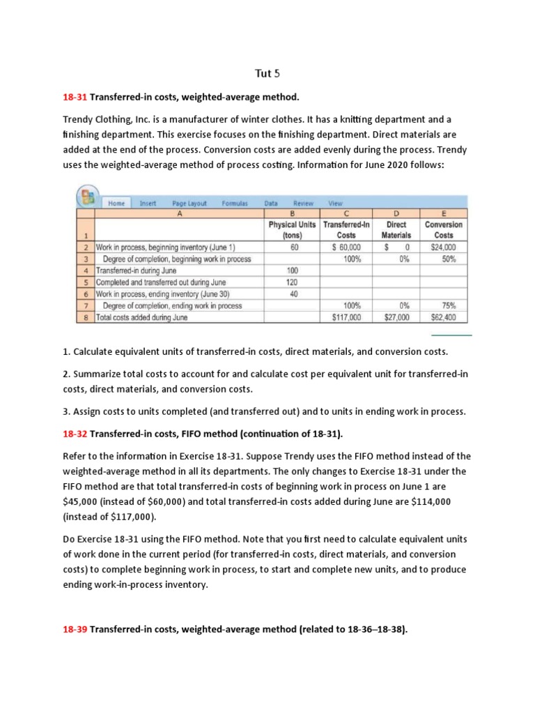 Tut 5 | PDF | Inventory