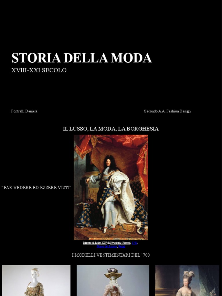 PPW Storia Della Moda | PDF