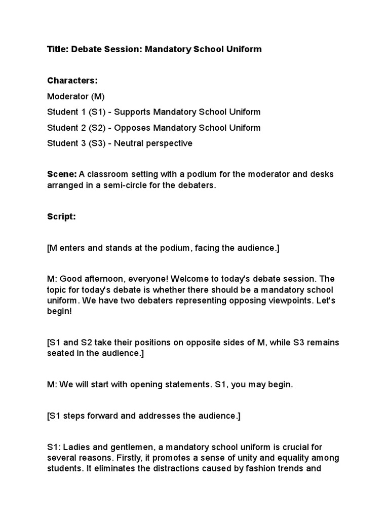 Role Playing Script | PDF