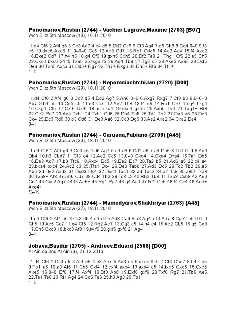 Jobava | PDF | Chess Titles | Chess Grandmasters