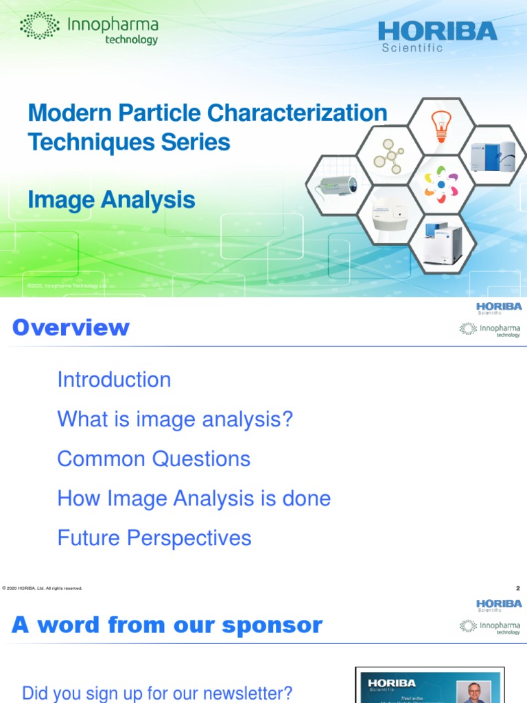 Image Analysis in Particle Characterization | PDF | Machine Learning ...