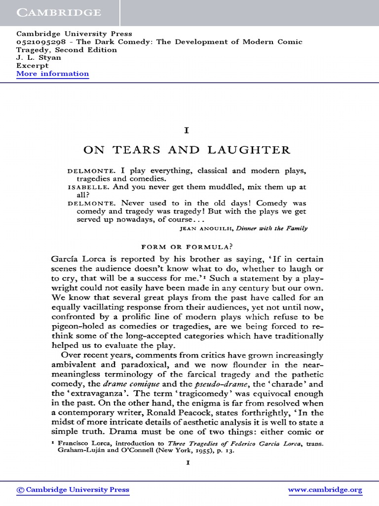 Styan - Dark Comedy - Sample | PDF