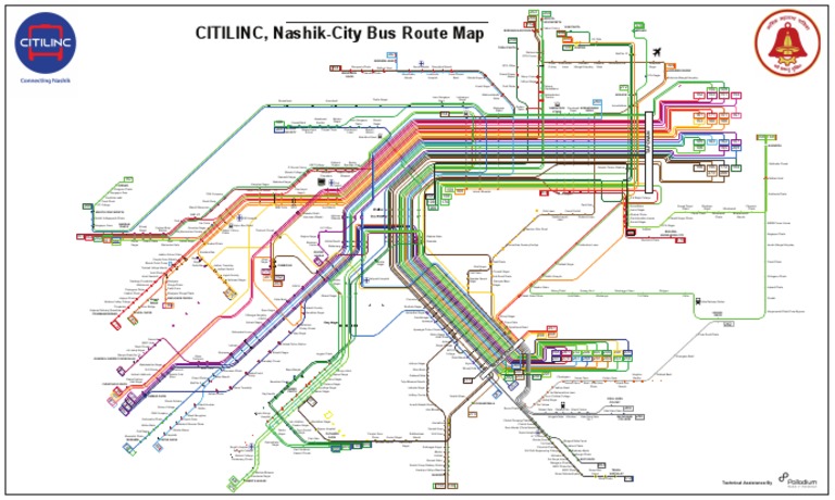 Nashik City Bus Route Map & Timetable | PDF