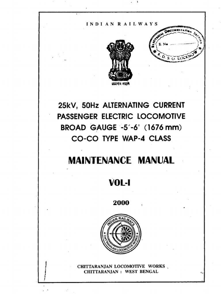 Maintenance Manual For WAP-4-VOL-I | PDF