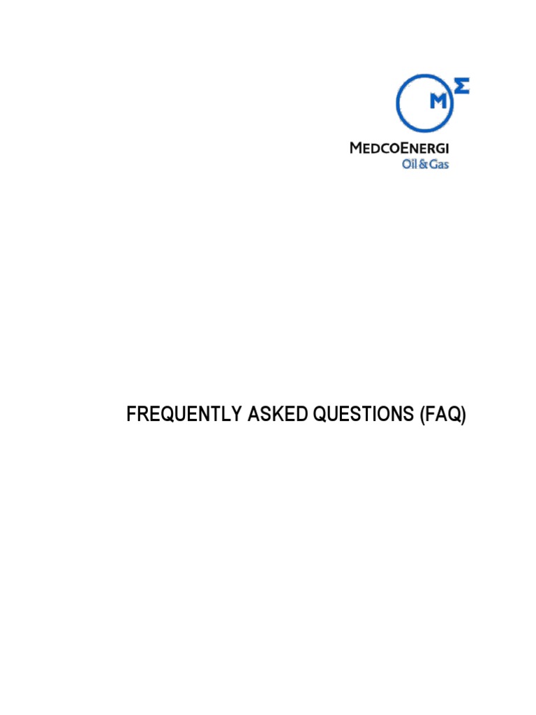 FAQ E-Procurement dan E-WAN Medco | PDF