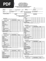 Elementary School Form 137-E Template | PDF | Further Education