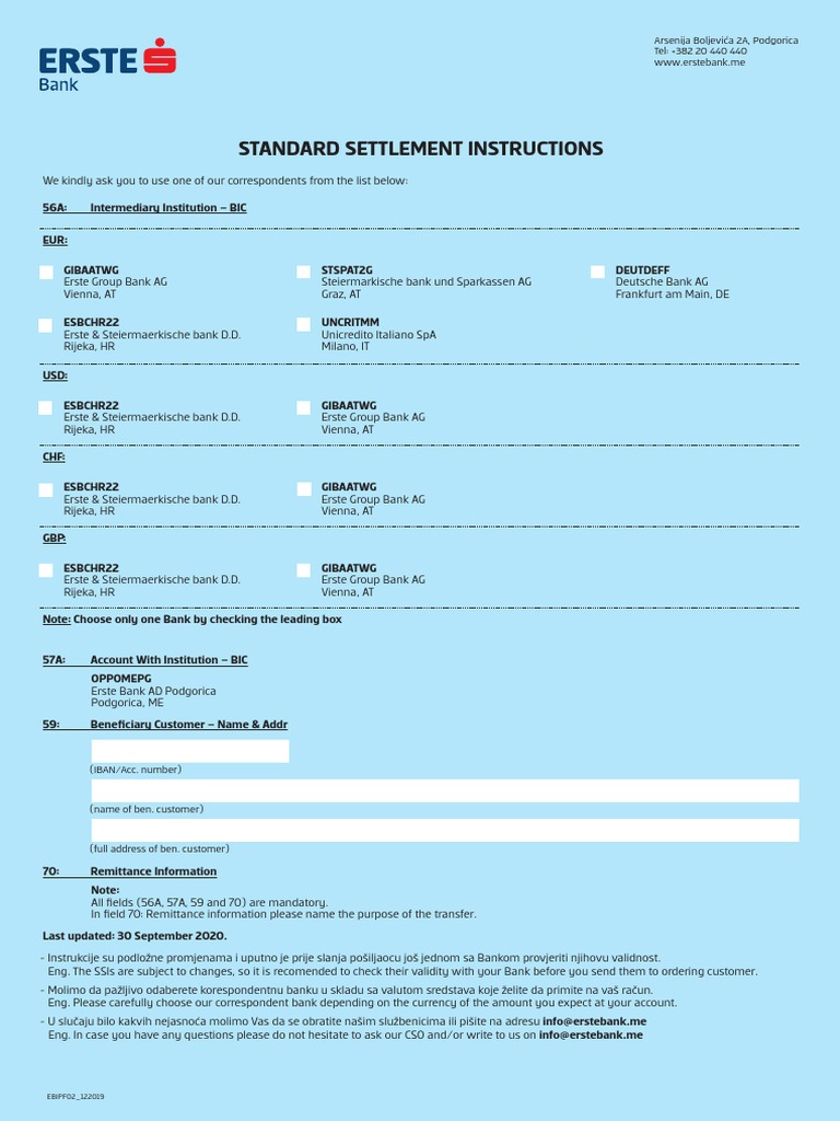 Instrukcija Za Prilive Iz Inostranstva - 30092020 | Download Free PDF ...