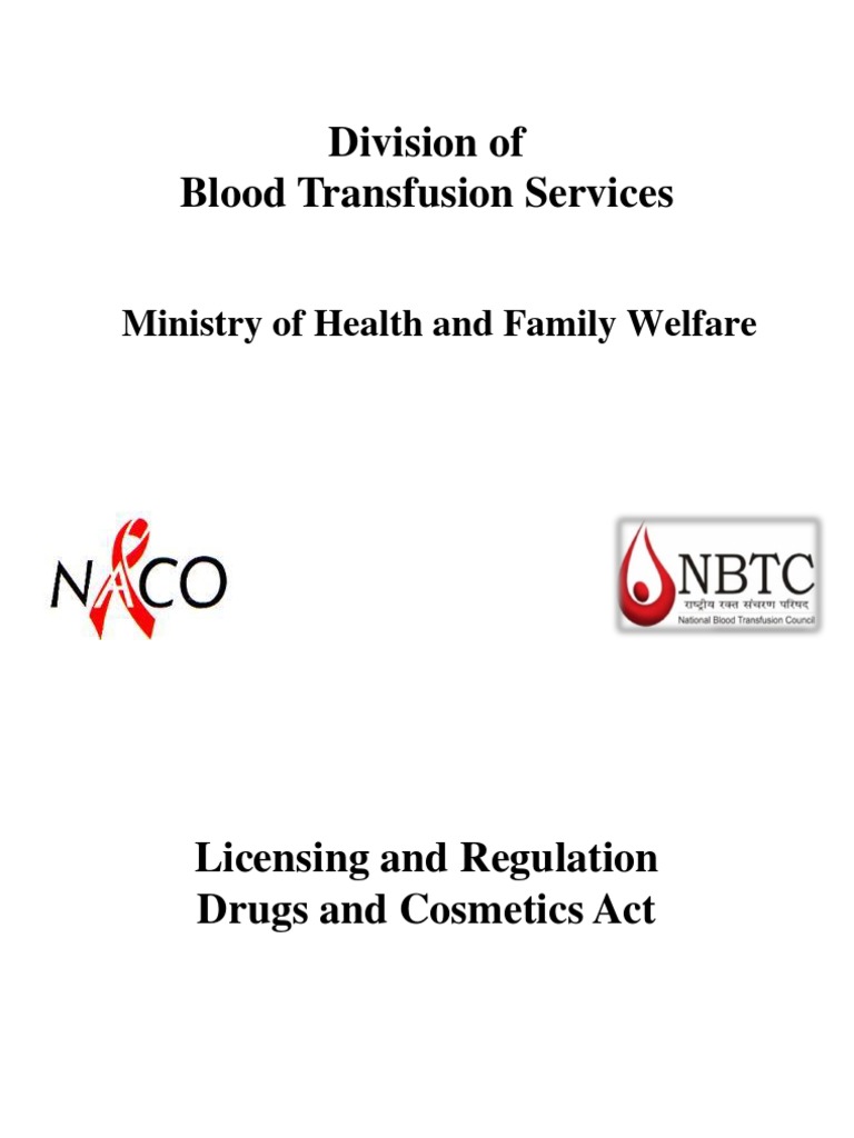 Division of Blood Transfusion Services: Ministry of Health and Family ...