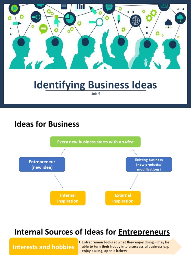 Identifying Business Ideas | PDF | Business Process | Business Economics