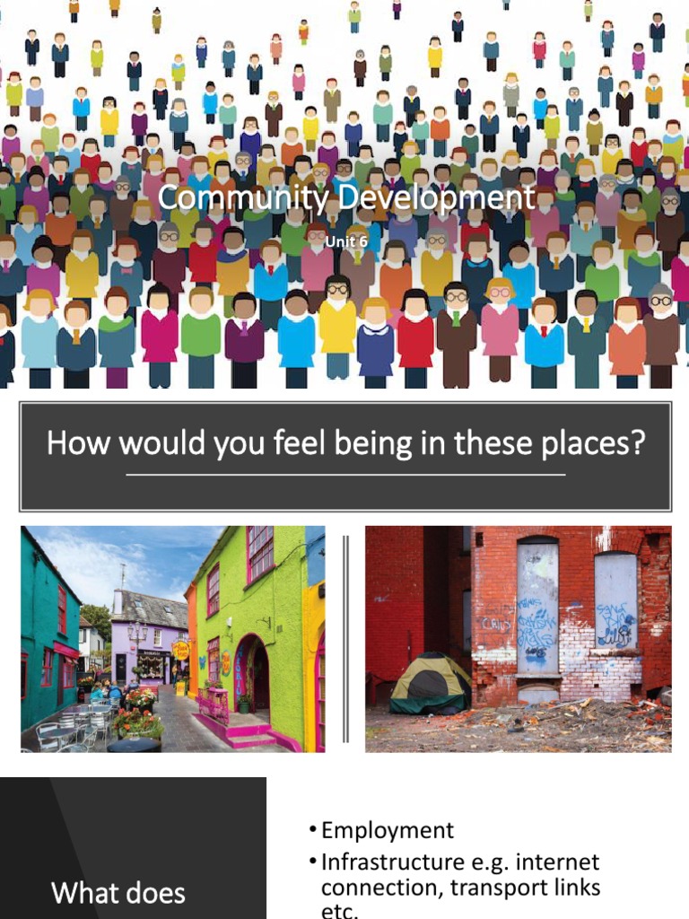 Community Development Ppt 1 Pdf Entrepreneurship Unemployment