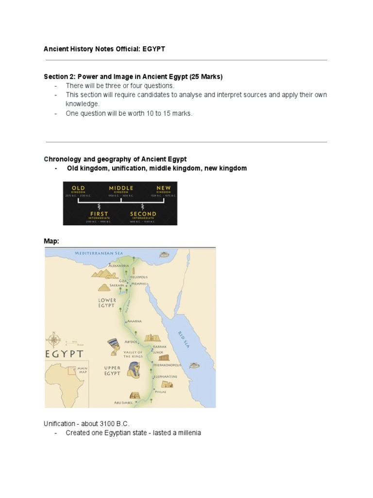 Ancient History Notes Official - EGYPT | PDF | Egyptian Pyramids ...