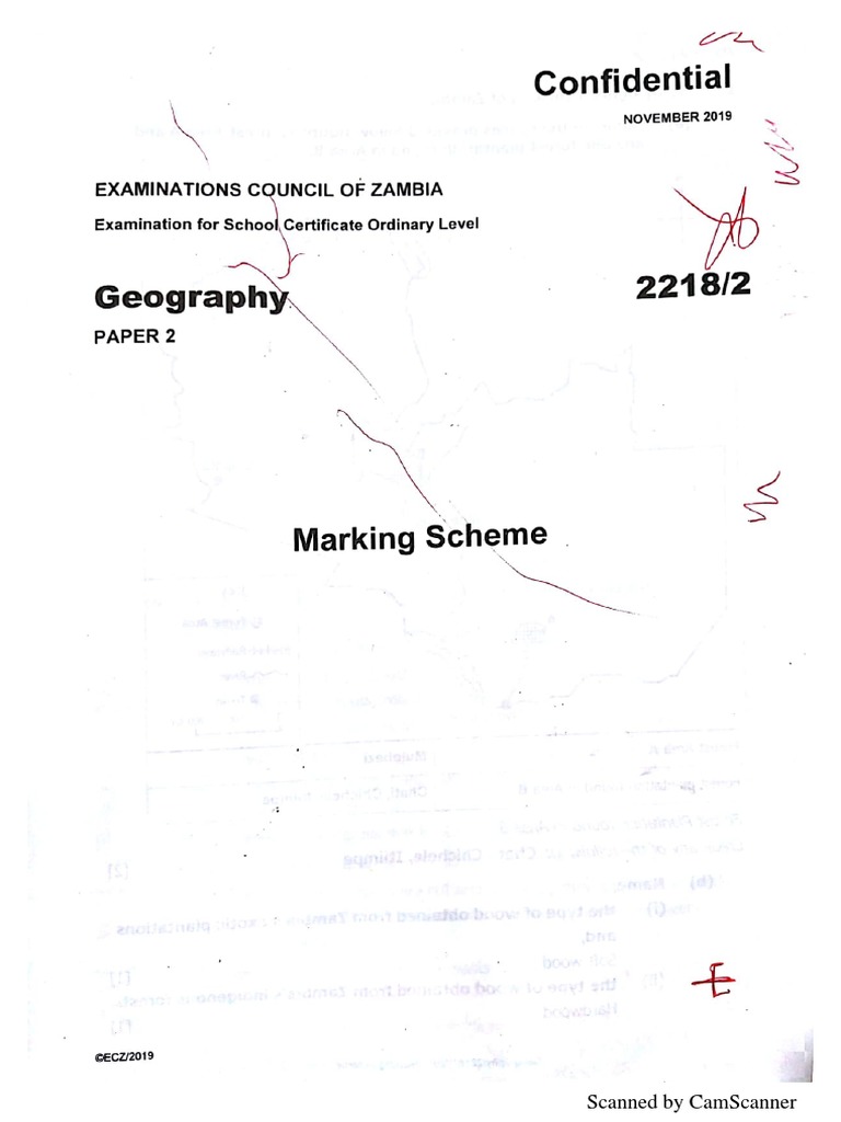 2019 Geography Marking Scheme | PDF