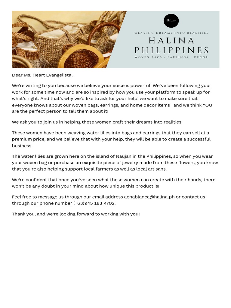 Dear Ms. Heart Evangelista | PDF