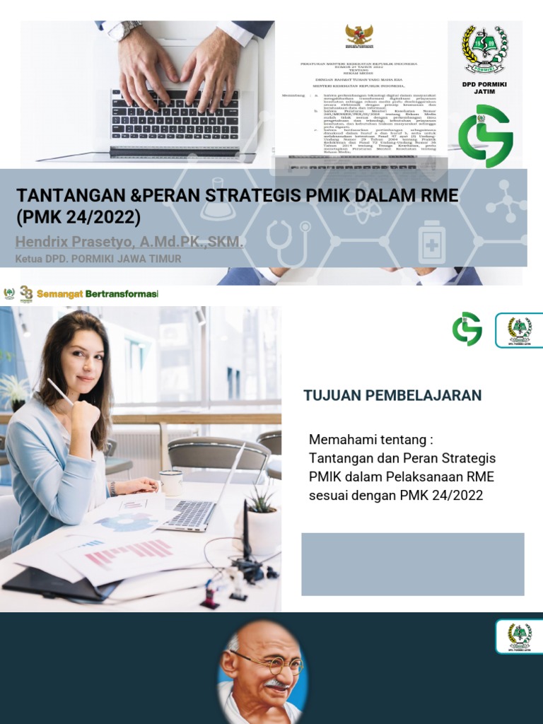 Peran Strategis PMIK dalam RME 2023 | PDF