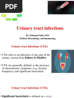 Pathophysiology of Uti | PDF | Urinary Tract Infection | Urinary Bladder