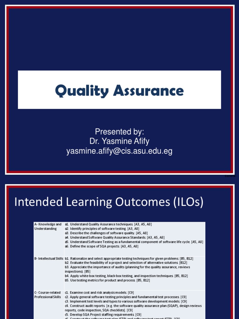 Lec 1 Quality Assurance | PDF | Quality Assurance | Scrum (Software Development)