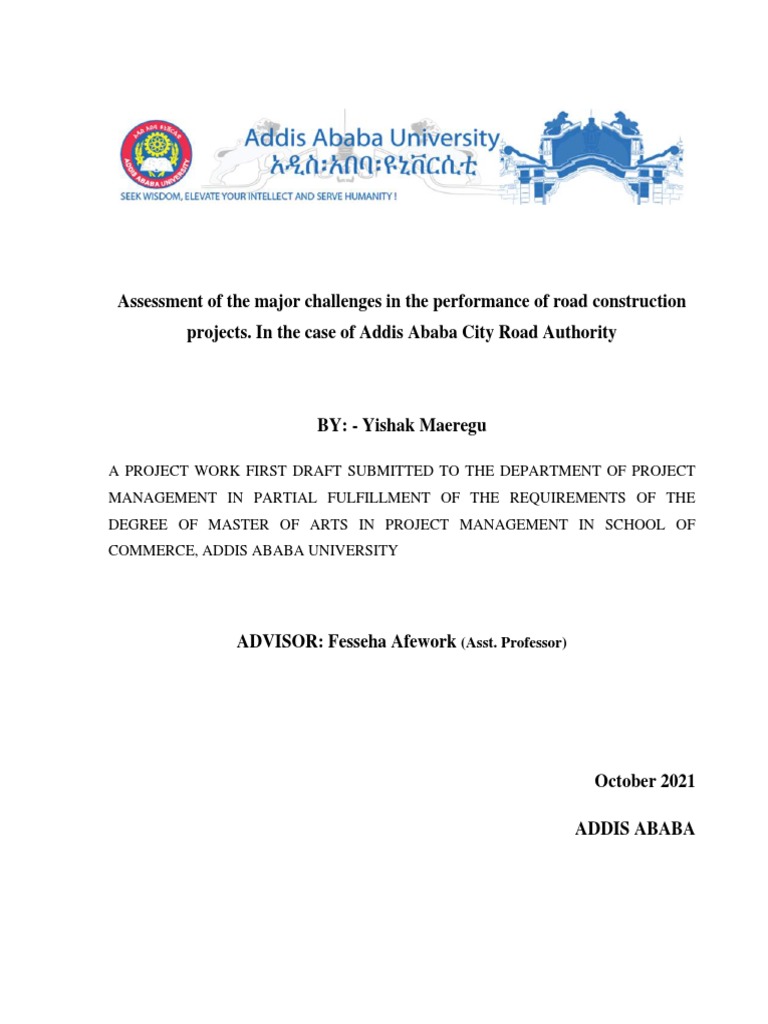 Yishak Maeregu | PDF | Project Management | Ethiopia
