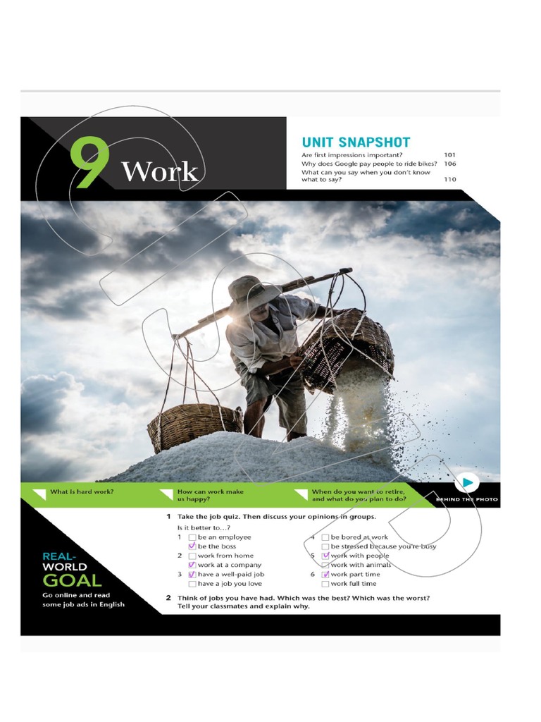 W-Level 2 Unit 9 | PDF