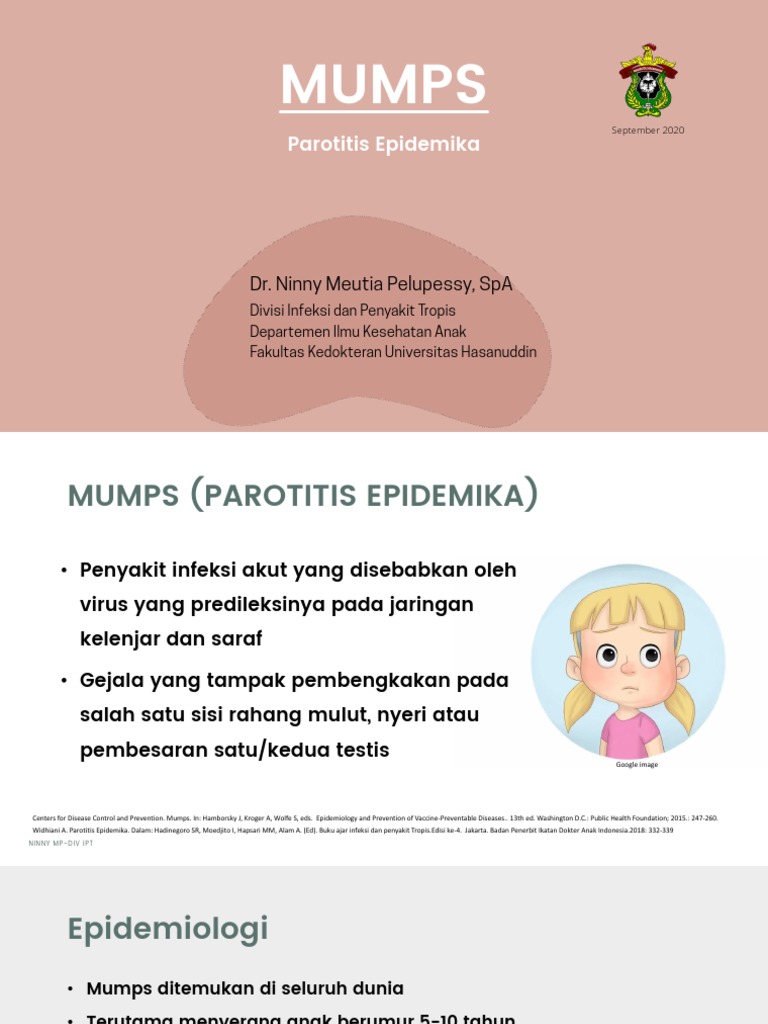 Mumps: Gejala, Diagnosis, dan Pencegahan | PDF | Pengembangan Diri ...
