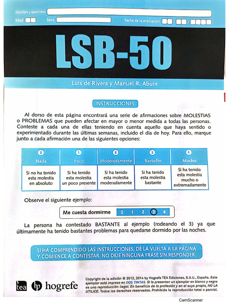 Lsb-50 Hr Para Imprimir | PDF