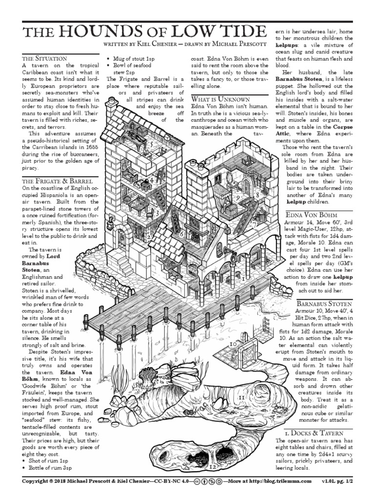 37 Hounds of Low Tide LOTFP | PDF | Werewolves