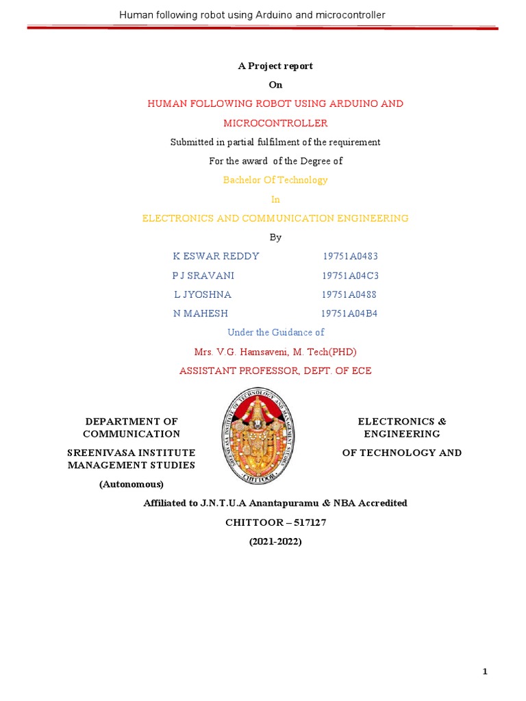 HUMAN Documentation | PDF | Arduino | Robot