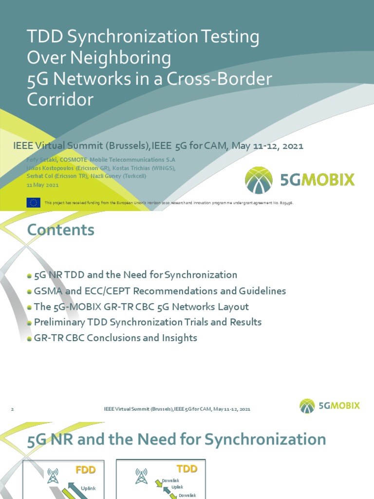 5g-Mobix Tddsync Gr Tr Cbc Ιεεεcam2021 Setaki 210603 092241 | PDF | Duplex (Telecommunications ...