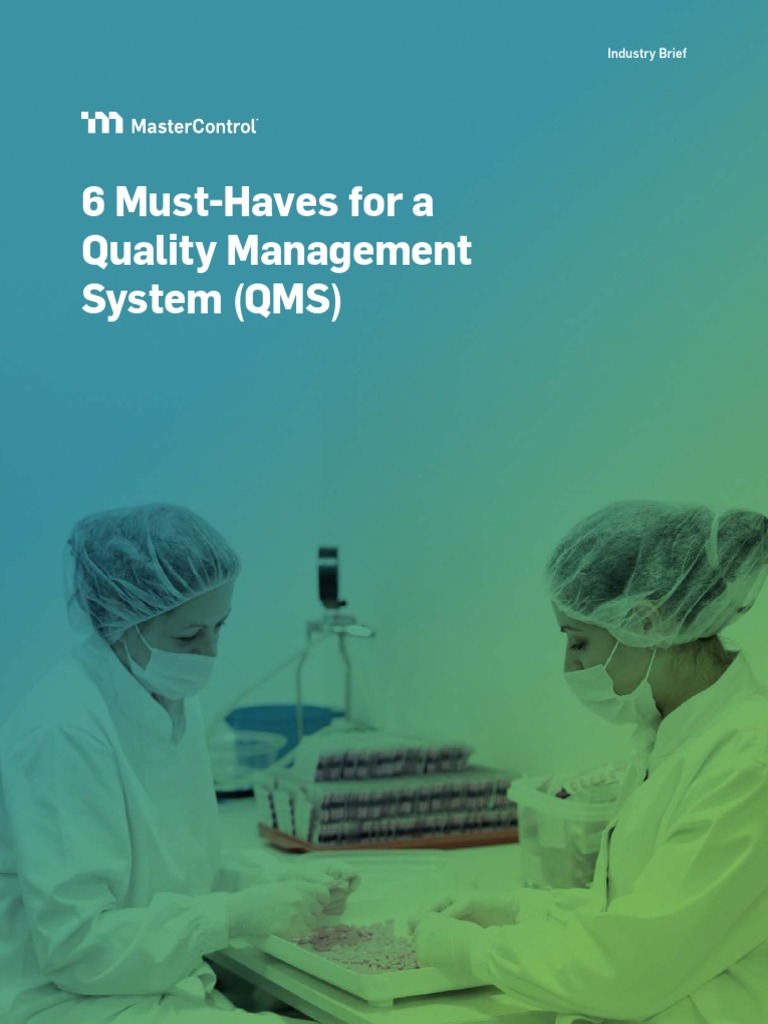 6 Must Haves For A Quality Management System (QMS) | PDF | Quality ...