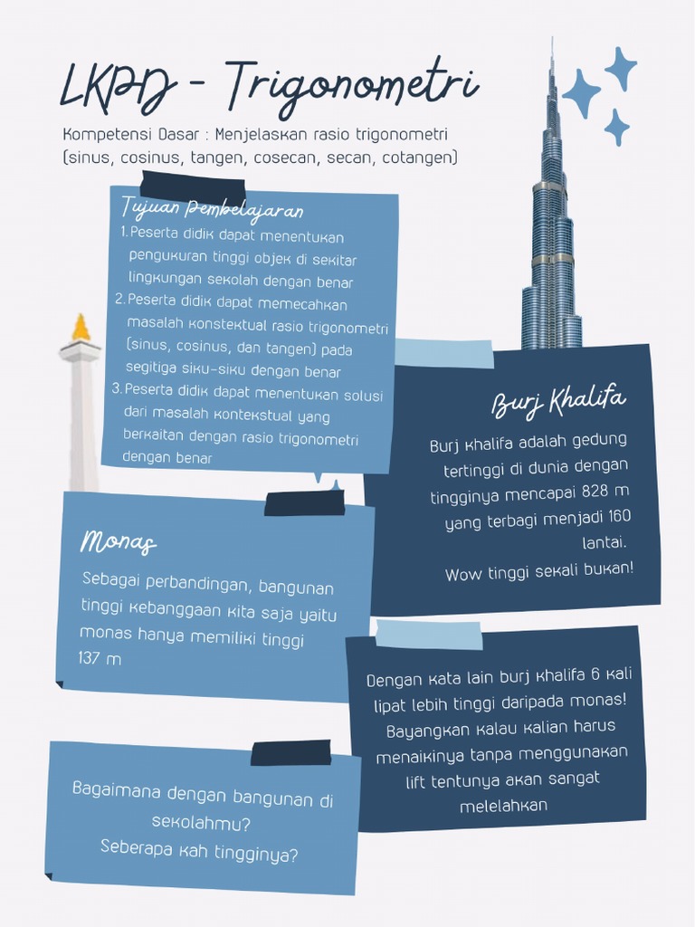 LKPD Trigonometri PJBL | PDF