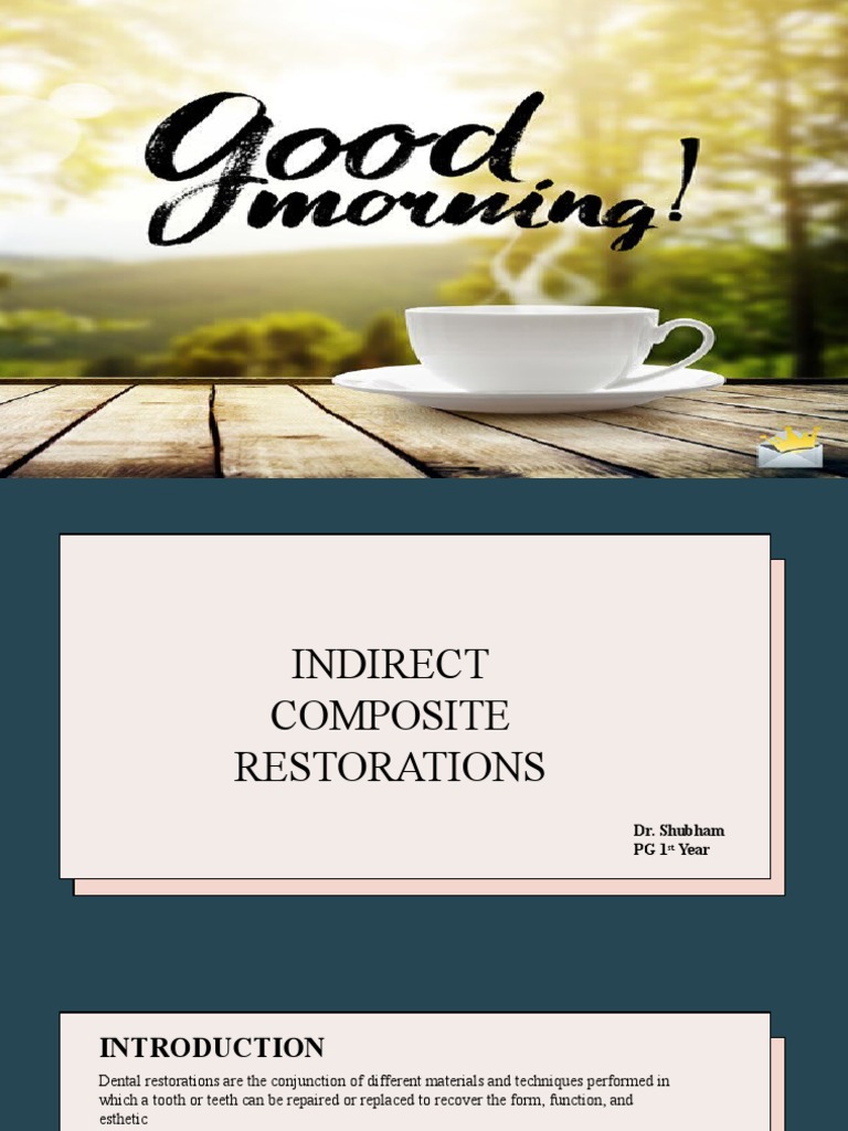 Indirect Composite Restorations | PDF | Dental Composite | Materials