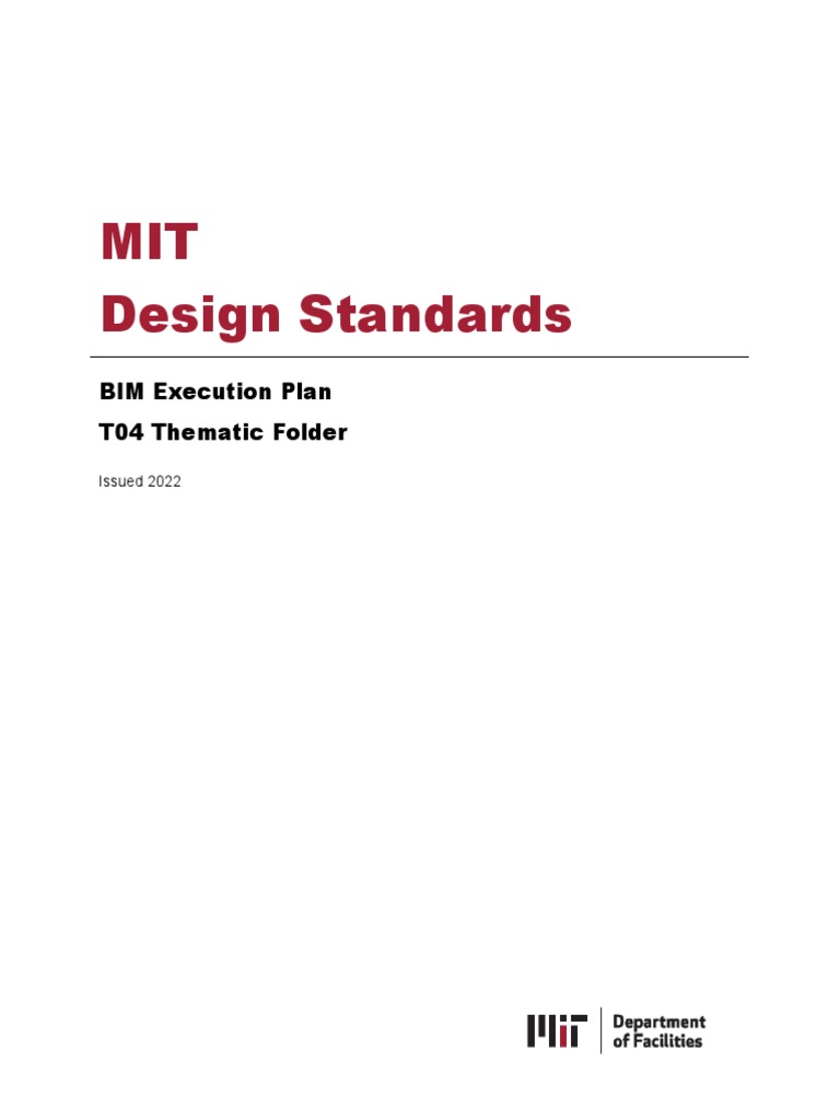 Bim Execution Plan - Mit | PDF | Building Information Modeling ...