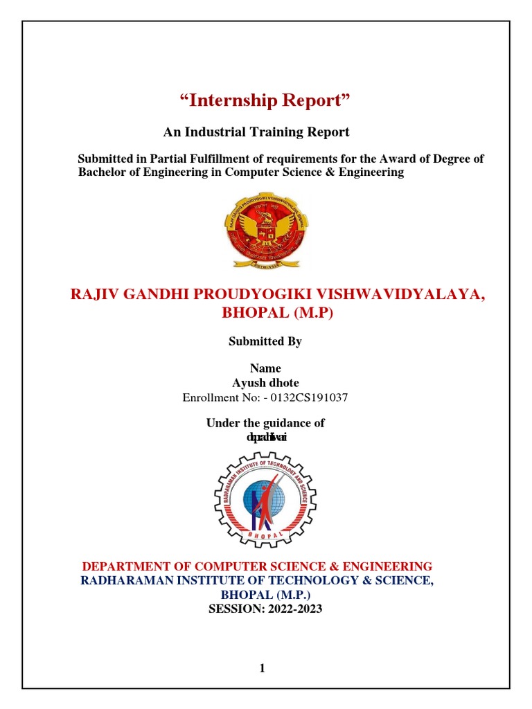 Major Training Report | PDF | Java Script | World Wide Web