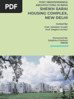 Sheikh Sarai Housing Complex Overview | PDF | Courtyard | Climate