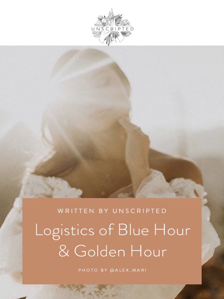 What Is Blue Hour and Golden Hour? | PDF | Exposure (Photography) | Light