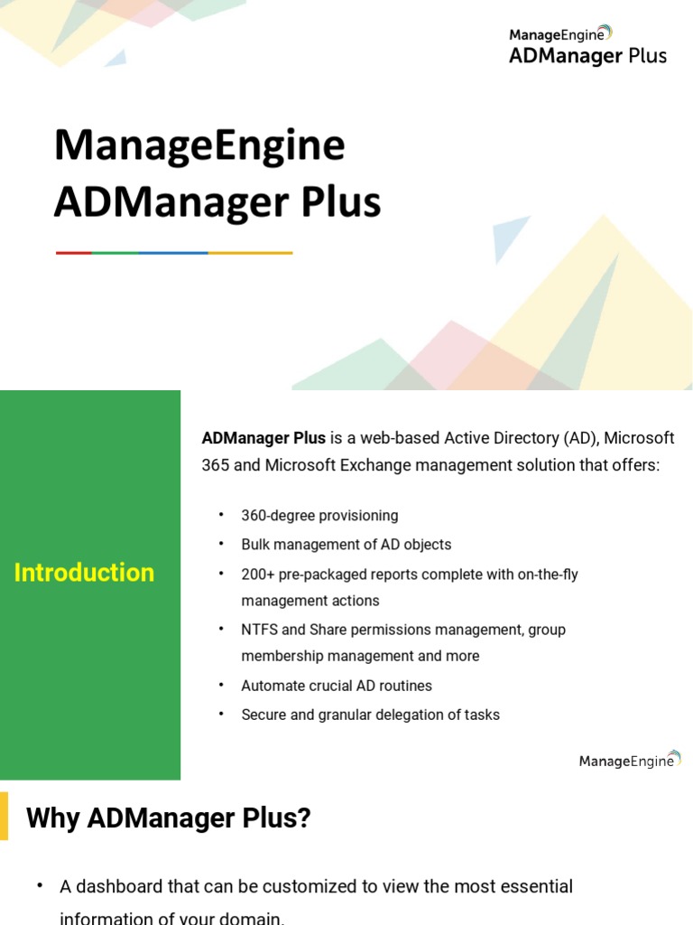 AD Management for IT Admins | PDF | Active Directory | User (Computing)