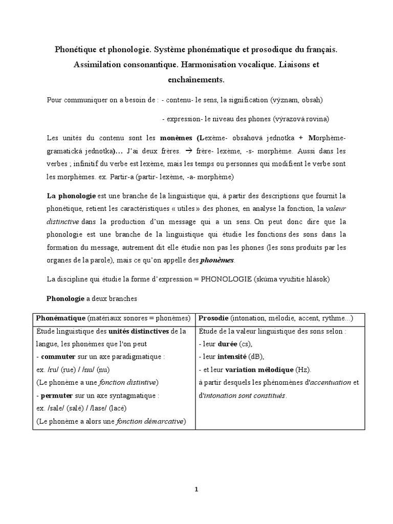 Phonetique Et Phonologie | PDF | Accent tonique | Phonétique