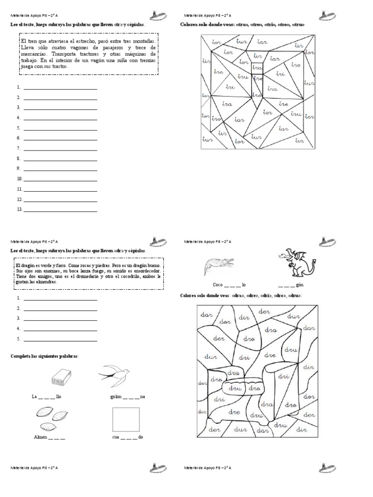 Grupo Consonántico DR-TR | PDF
