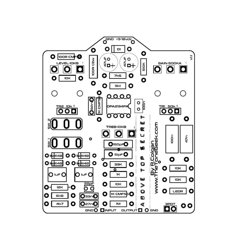 Ats808 PCB Outline | PDF