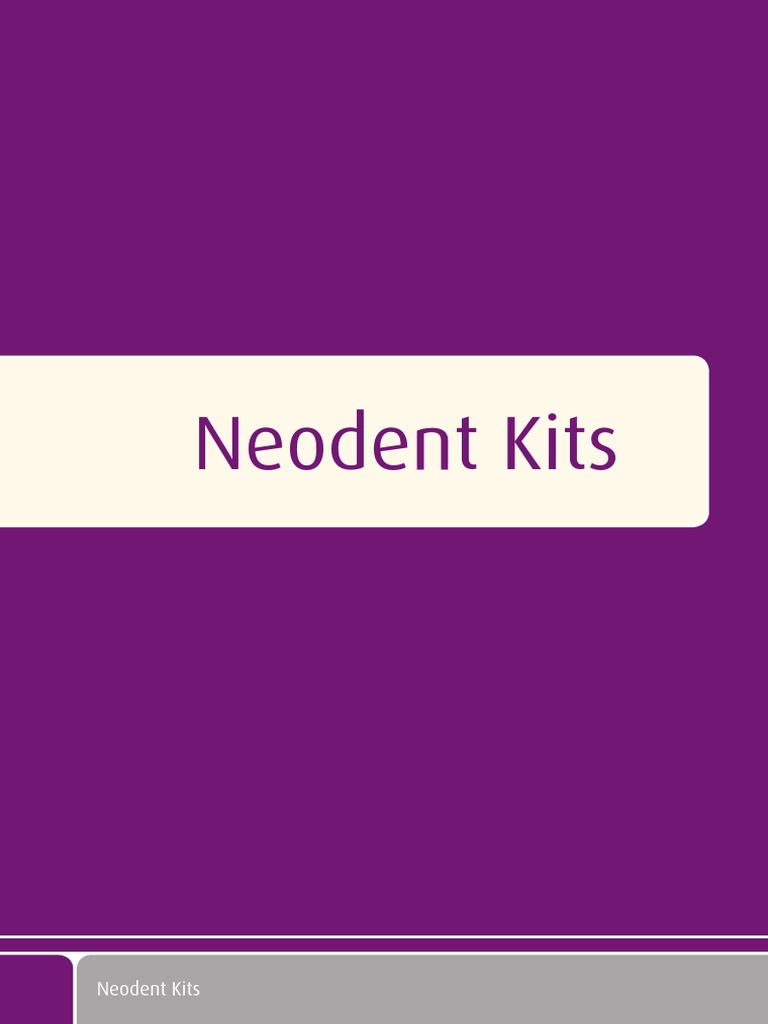 Neodent Kits | PDF | Dental Implant | Drill
