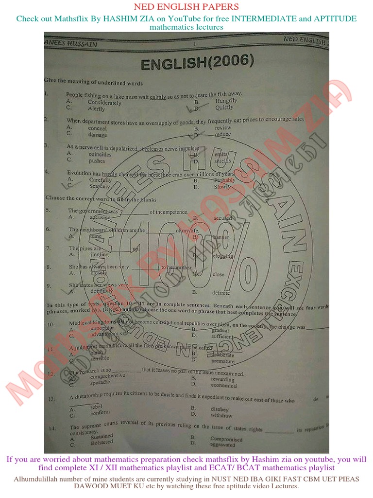 English Ned Papers | Download Free PDF | Mass Media | Computing