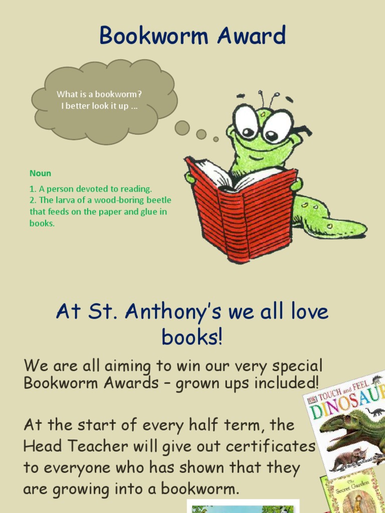 Bookworm Assembly Presentation v2 | PDF | Self-Improvement | General ...