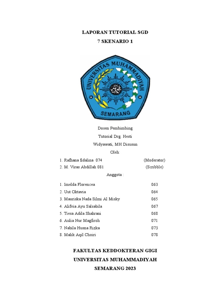 Laporan Tutorial SGD 7 Bds1 | PDF | Morphology (Biology) | Human Head And Neck