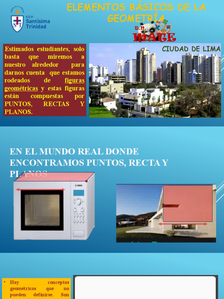 Clase 1 Punto, Recta, Plano, Segmentos | PDF | Geometría Elemental ...