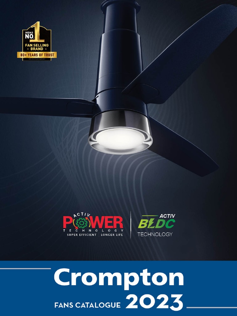 Crompton Fans Brochure 2023 | PDF