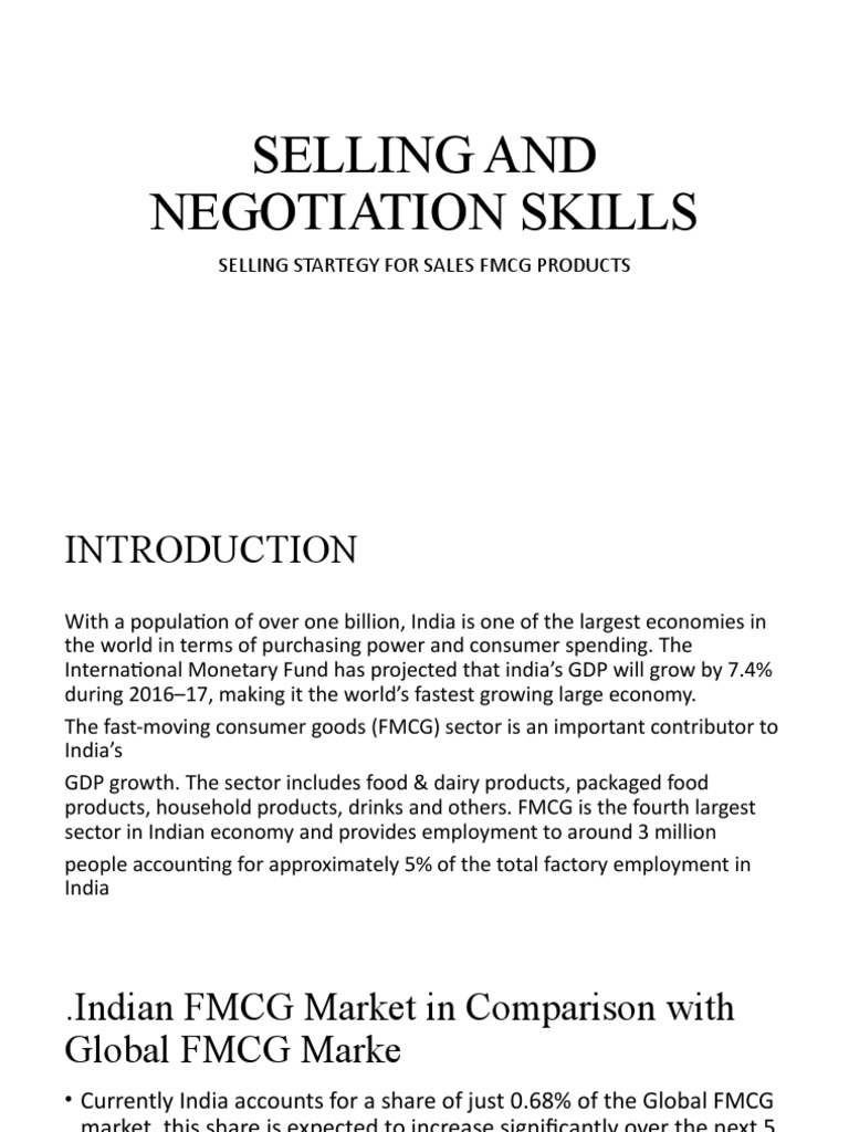 Selling and Negotiation Skills | Download Free PDF | Retail | Taxes