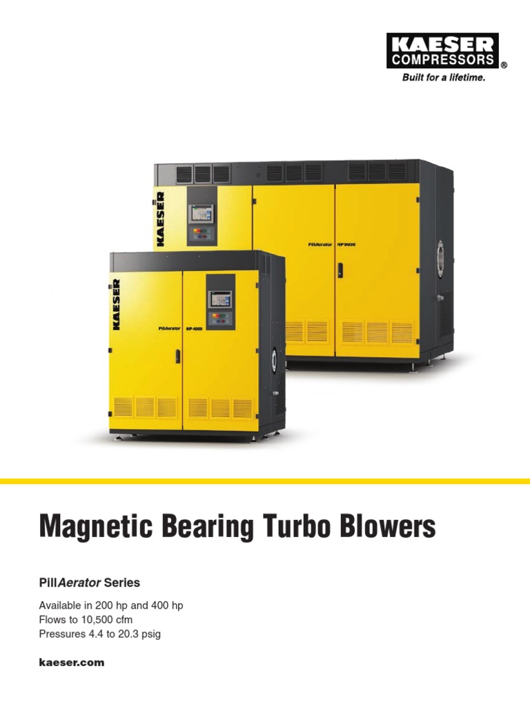 Kaeser PillAerator Turbo Blowers Overview | PDF | Programmable Logic ...