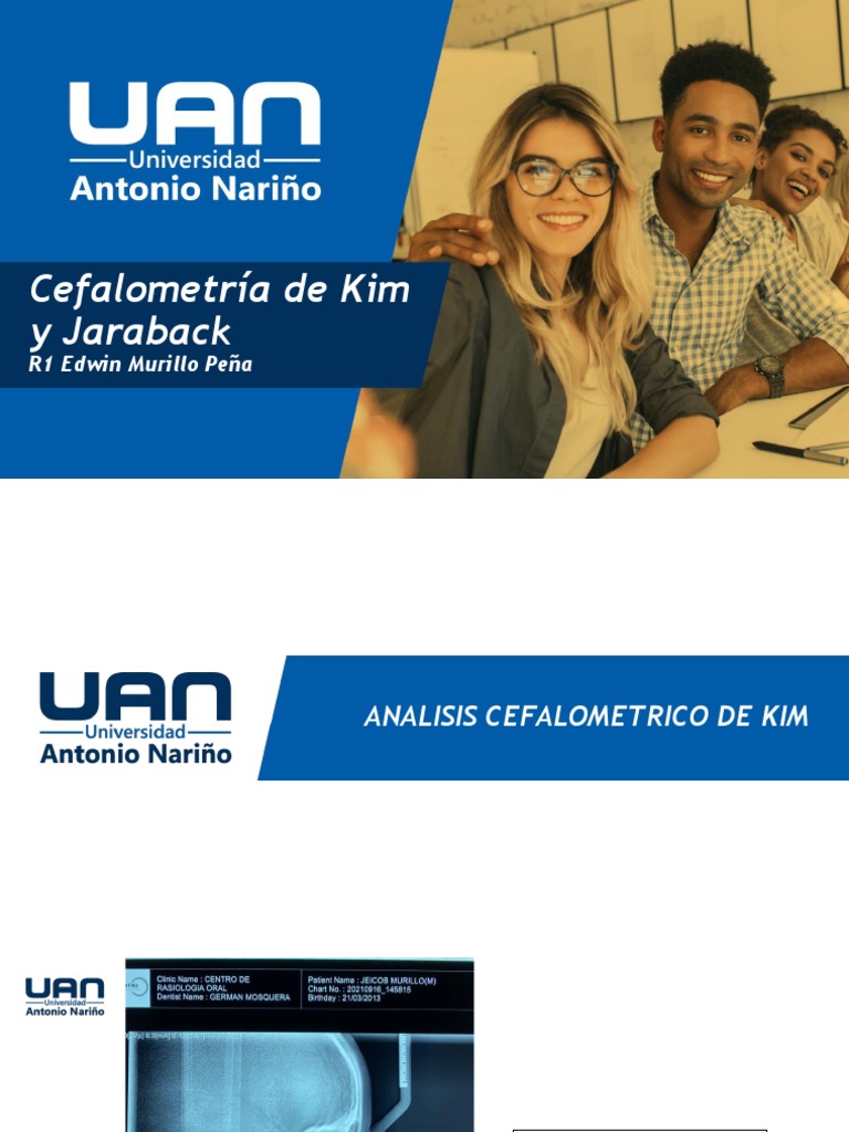 Cefalometria Kim y Jaraback Edwin Murillo Peña | PDF | Vértebra | Anatomía