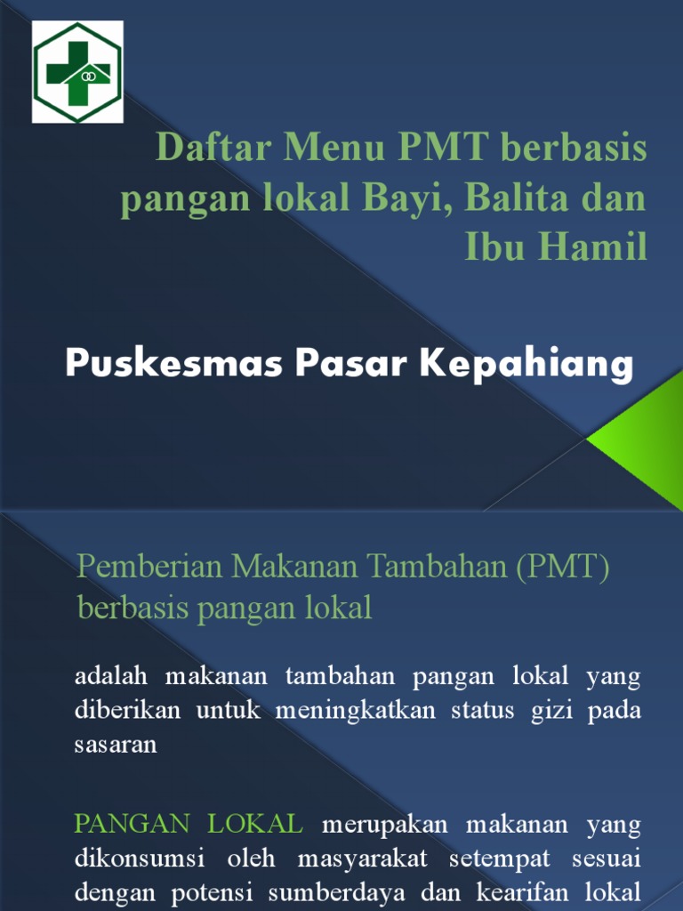 Menu PMT PKM KPH | PDF