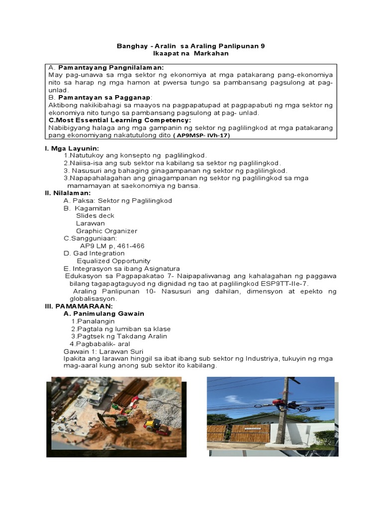 Sektor NG Paglilingkod | PDF